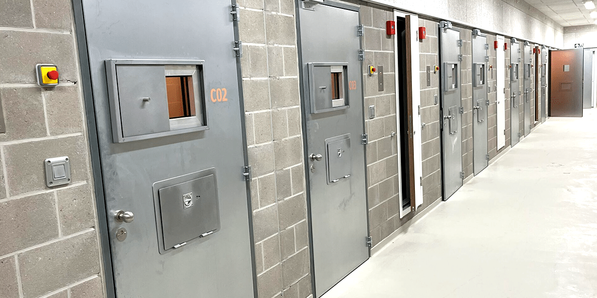 Porte cellule prison CR3 anti-effraction | 0009 | Metal Quartz